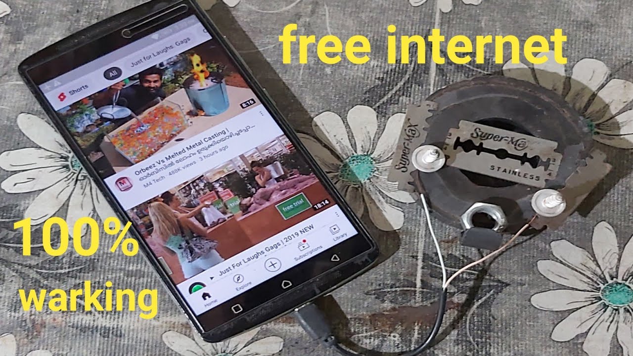 free 4G internet making|| 100% warking idea - YouTube