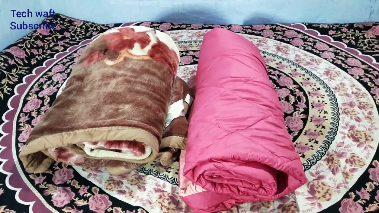solimo comforter Blanket Unboxing Detail Comparison other blanket - YouTube