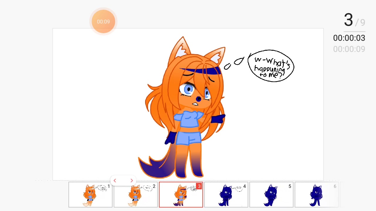 Fox blueberry inflation||Gacha club||67 subscriber special|| - YouTube