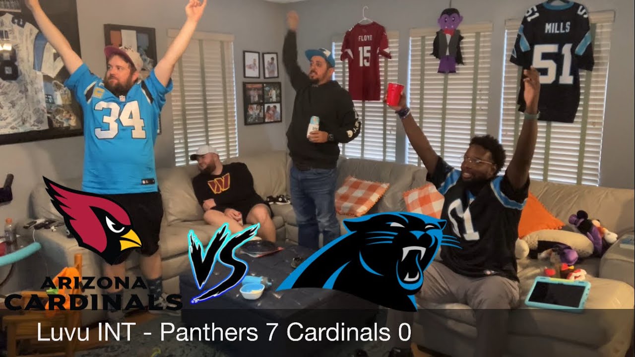 Arizona Cardinals vs Carolina Panthers - Week 4 - Watch Party Reaction ...
