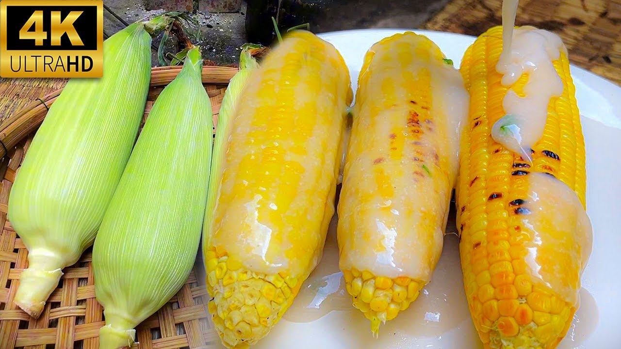 Grilled Corn Like a PRO with Coconut Milk Sauce | Asian Food ...