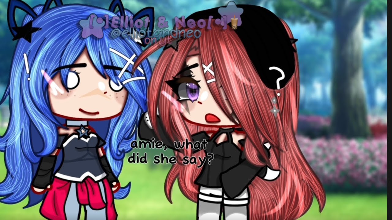 What Did She Say? |:| gacha life meme | elliot & neo - YouTube