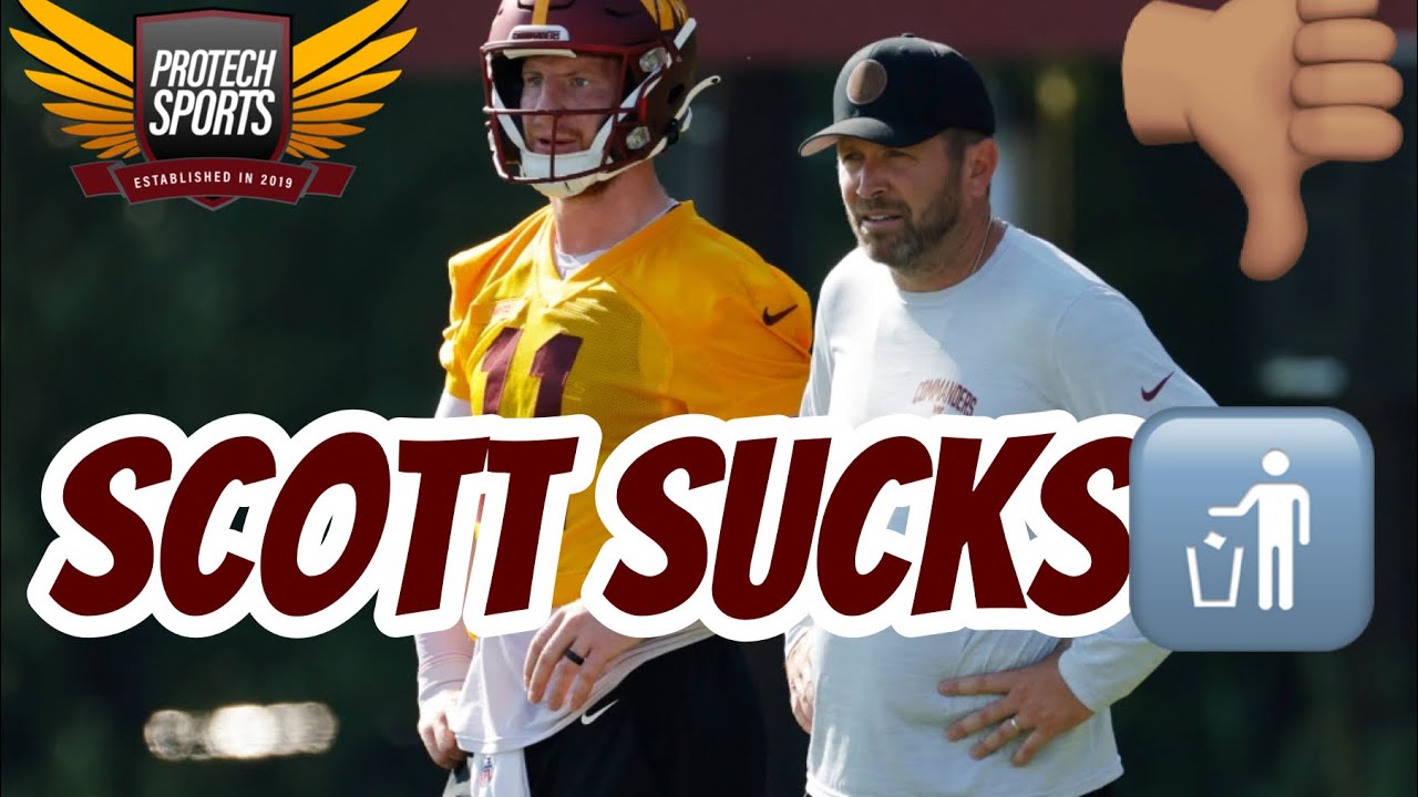 Washington Commanders OC Scott Turner IS THE WORSE OC IN THE NFL‼️😡🤬 HE ...