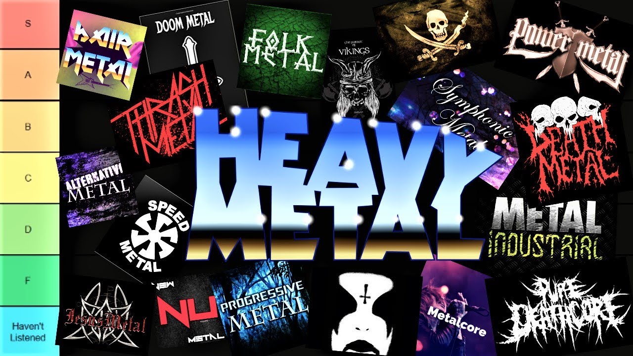 Metal Subgenre Tiermaker List YouTube metal-subgenre-tiermaker-list-youtube