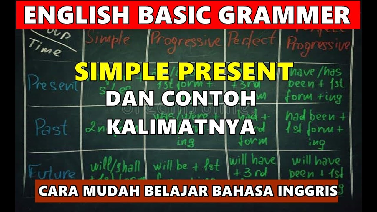 GRAMMER SIMPLE PRESENT TENSE - MATERI LENGKAP || Learning English - YouTube