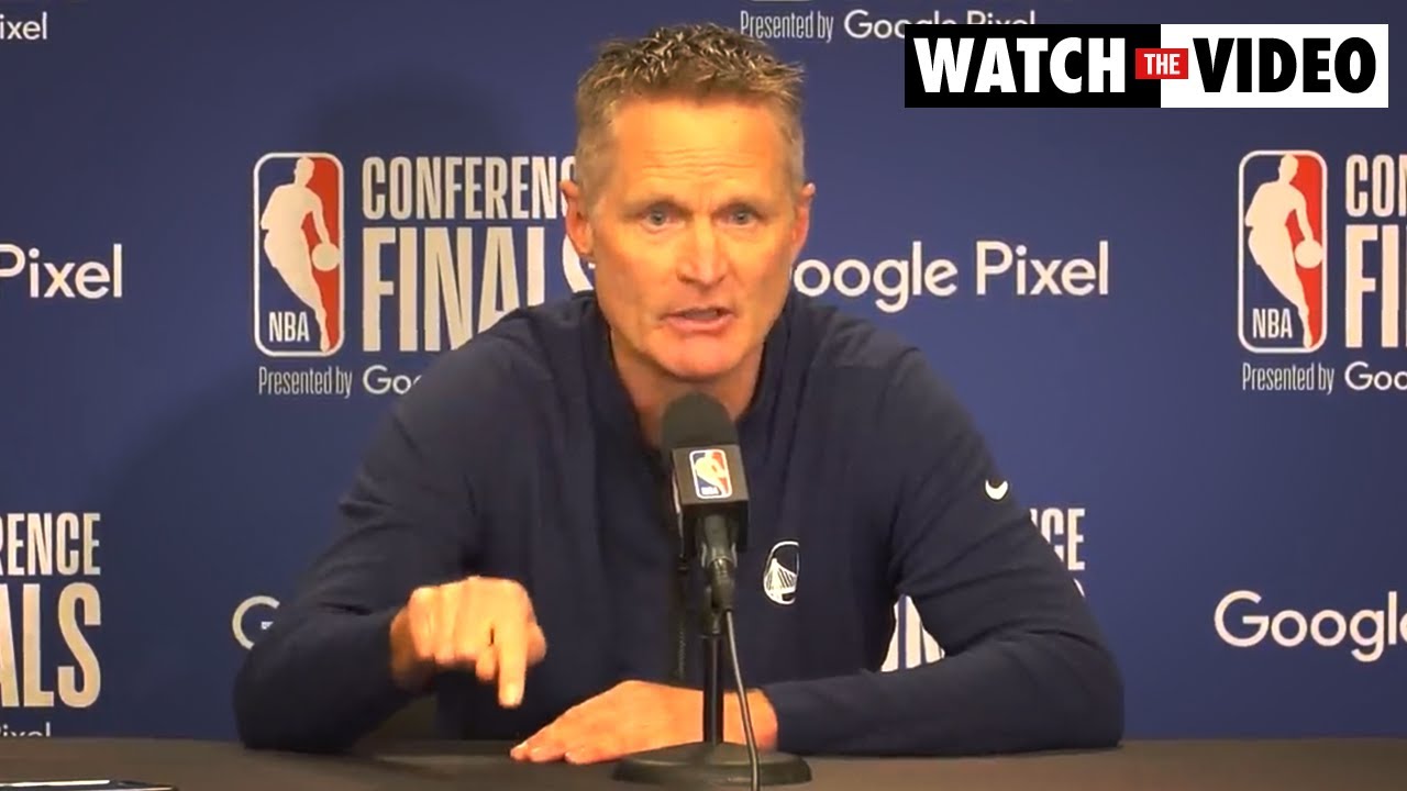 'Fed Up' Steve Kerr Fights Back Tears, Slams Table, During Reaction to ...