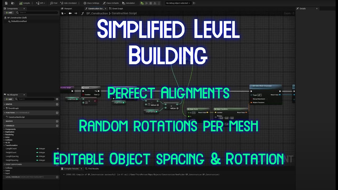 Fast Level Design: Wall Array | Unreal Engine 5 - YouTube