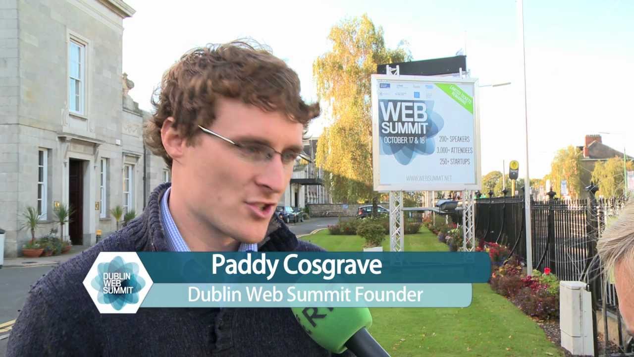 Paddy Cosgrave's look-ahead to this year's Dublin Web Summit - YouTube