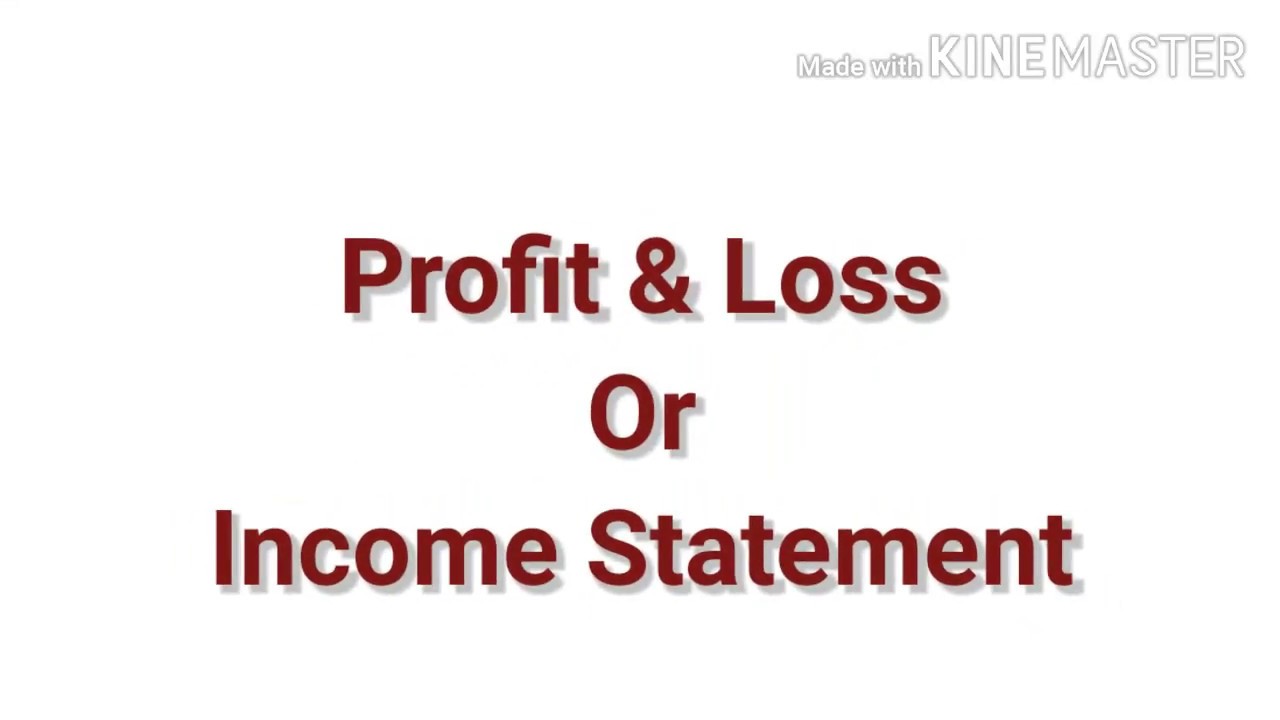 Income statement - what's it all about? 💰 - YouTube