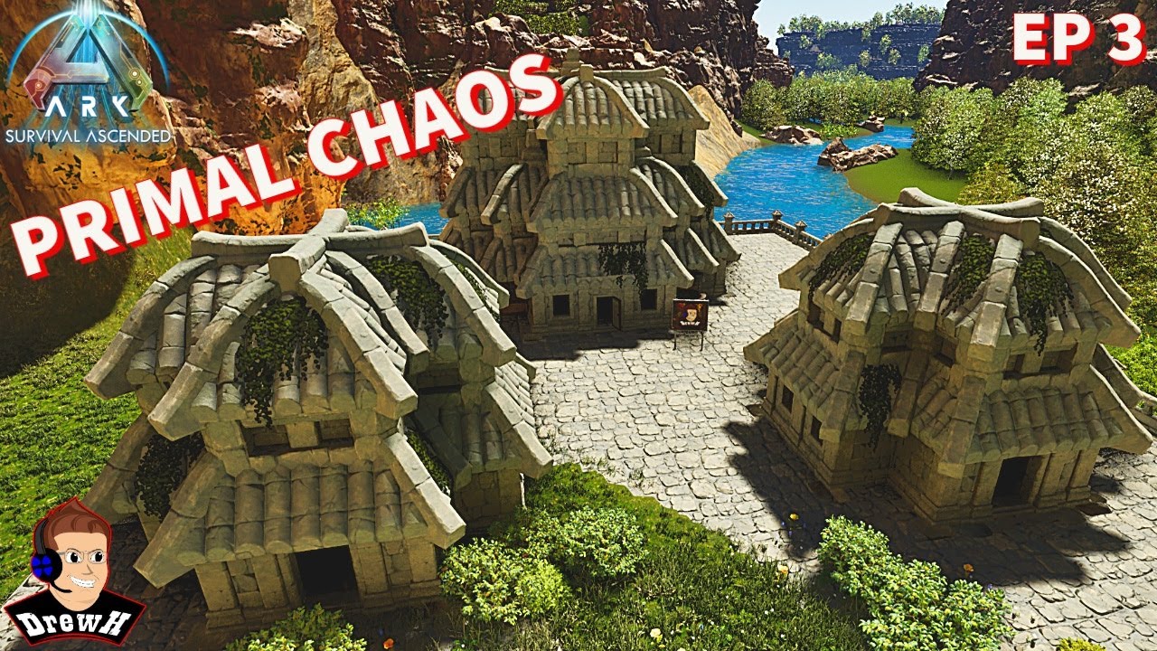 Ark Survival Ascended - PRIMAL CHAOS - [EP3] - Base Location ...