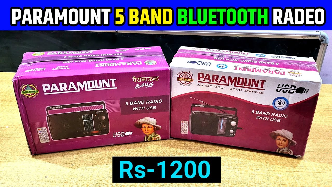 Brand New PARAMOUNT RADIO For Sale | Price 1200-/ | Contect 9425634777 ...
