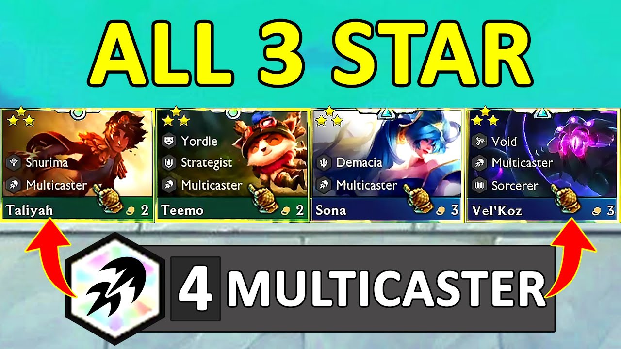 4 Multicaster ALL 3 STAR ⭐⭐⭐ - YouTube