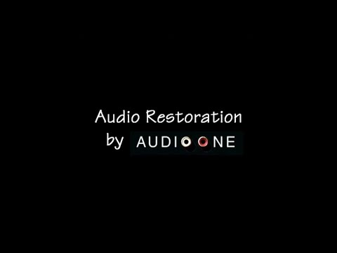 Audio Restoration before and after - YouTube