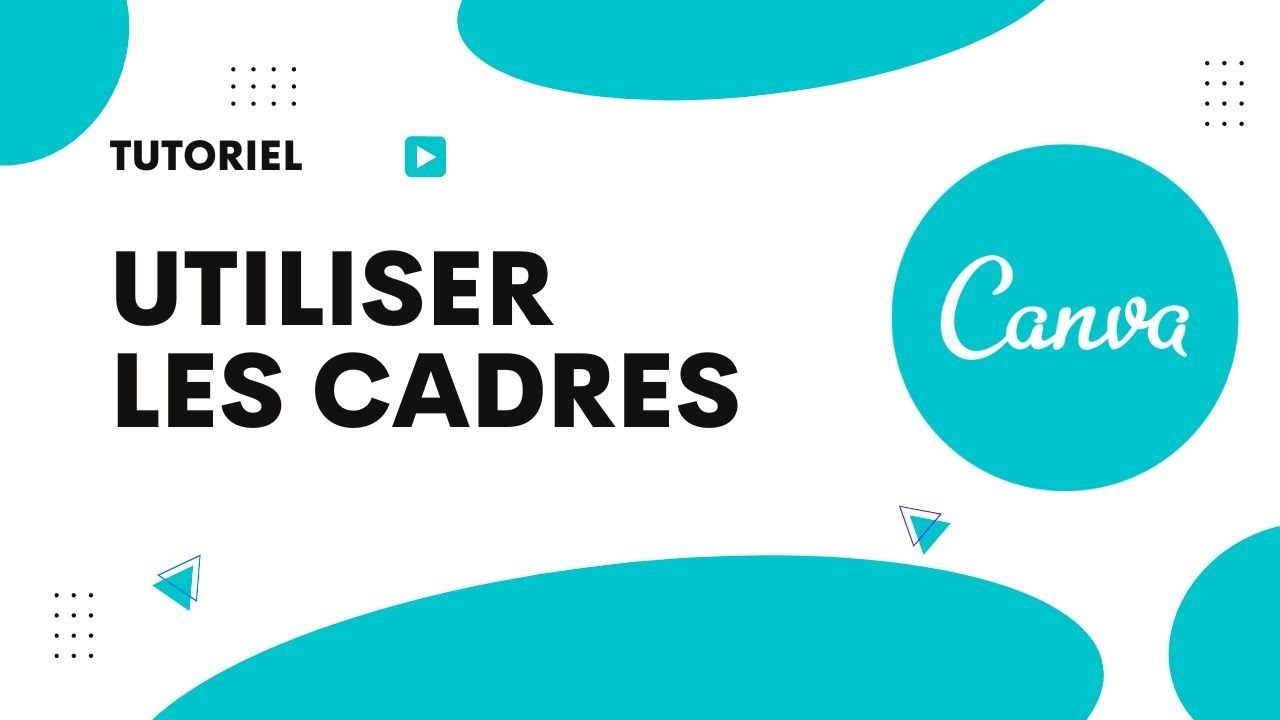 Comment utiliser les cadres sur Canva - YouTube