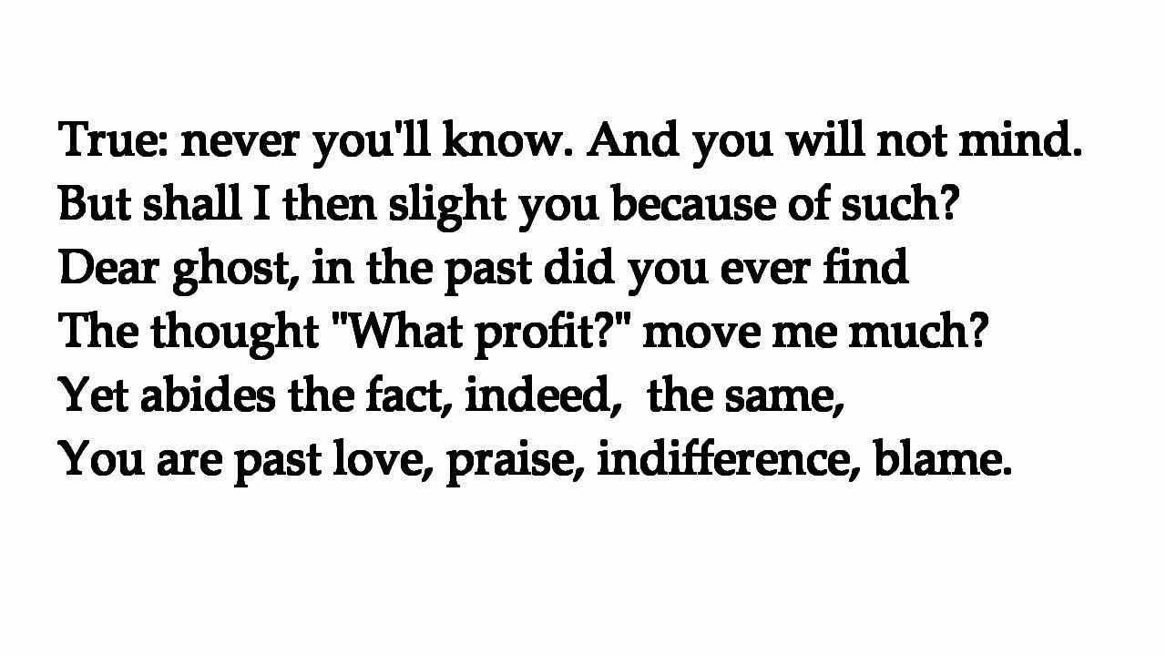Three Emma poems by Thomas Hardy (poetry reading) - YouTube
