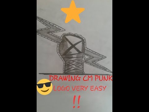 How to draw cm punk logo !!$#wwe - YouTube