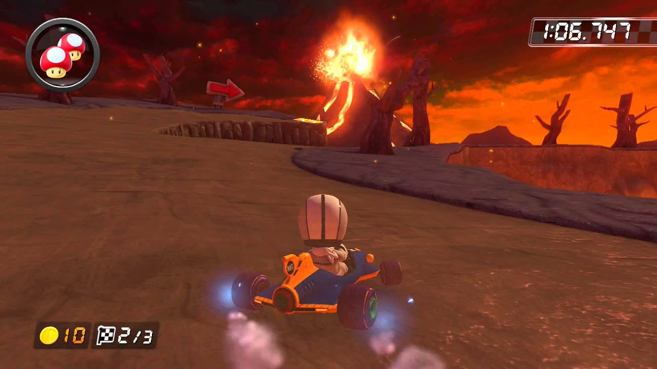 Wii Grumble Volcano - 1:57.327 - NO ŁOSER (Mario Kart 8 World Record ...