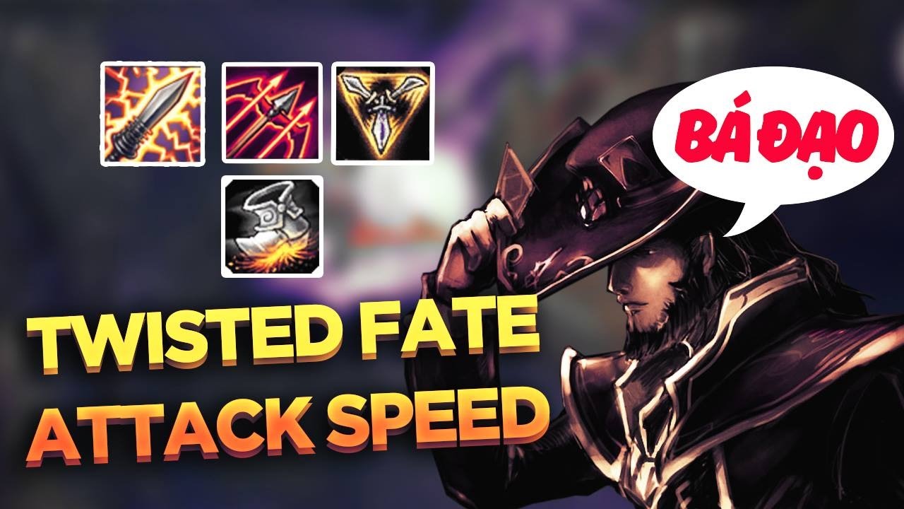 Twisted Fate Attack Speed 1 bài đắp chiếu - Season 7 - YouTube