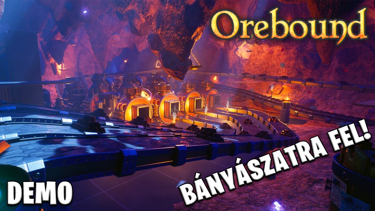 Orebound DEMO LIVE - Bányászat és automatizálás! - YouTube