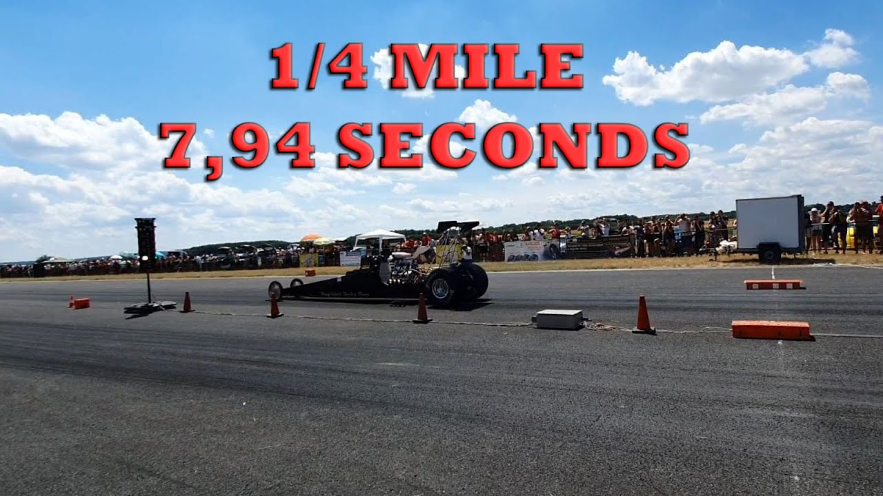 1/4 MILE UNDER 8 SECONDS🔥 #dragrace_fertőszentmiklós - YouTube