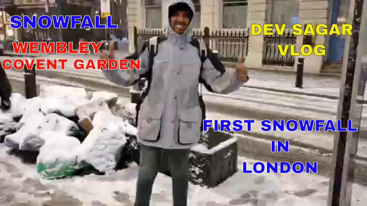London First Snowfall || First Snowfall 2022 || Dev Vlog - YouTube