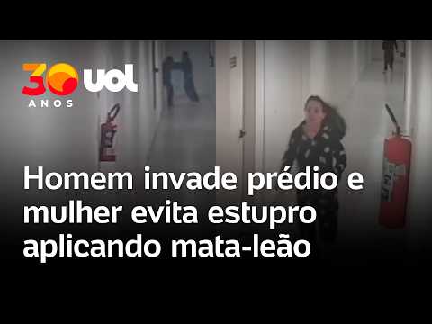 Mulher aplica mata-leão em invasor e impede estupro em apartamento na Grande SP; vídeo