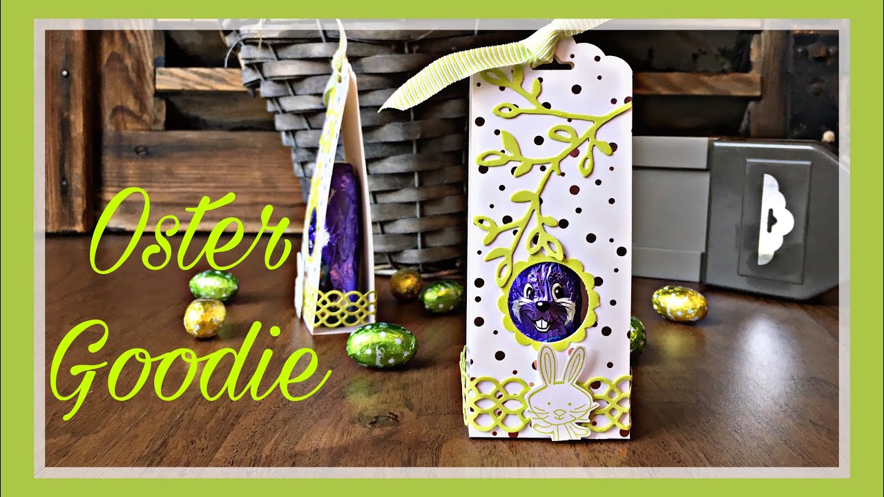 OSTERHASEN VERPACKUNG GOODIE GEWELLTER ANHÄNGER STAMPIN`UP! ANLEITUNG TUTORIAL - YouTube