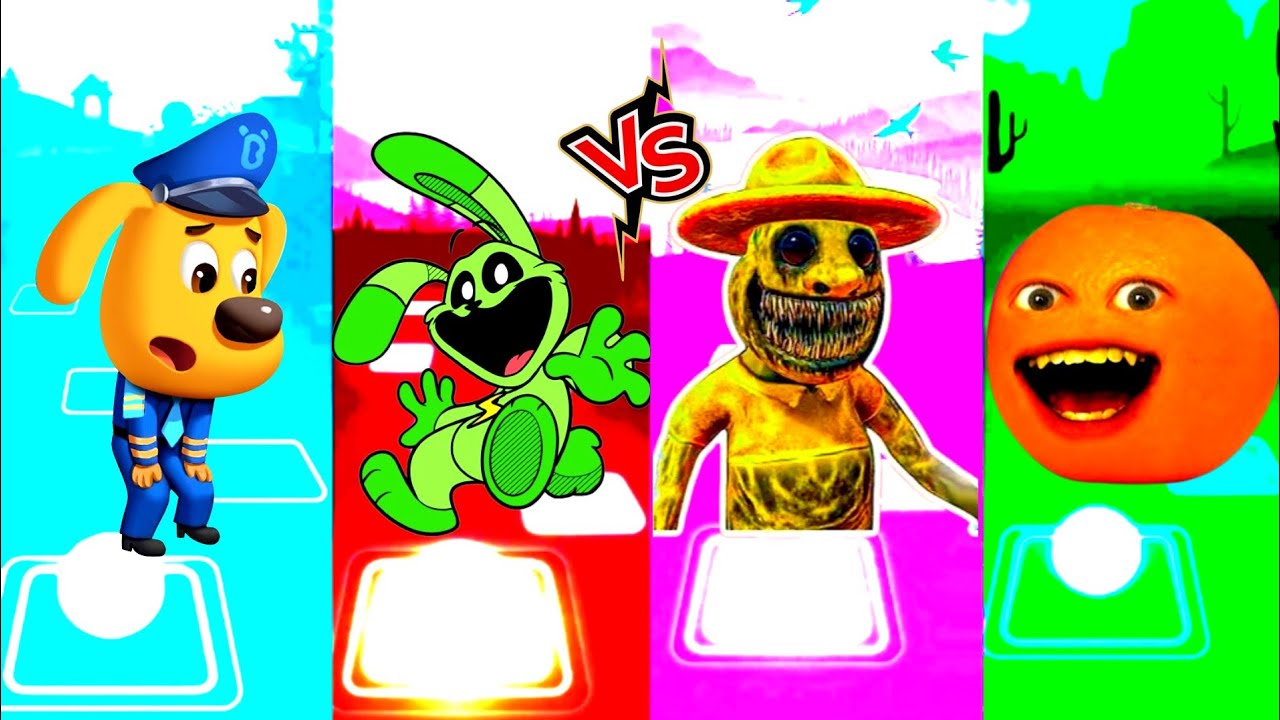 Sheriff Labrador 🆚 Smiling Critters 🆚 Zookeeper 🆚 Annoying Orange 🎶 who ...