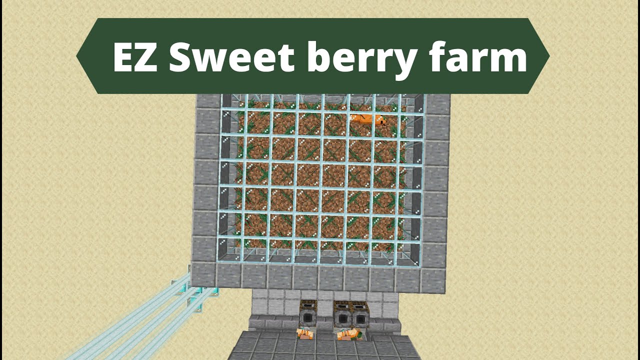EZ Sweet Berry Farm tutorial 1.14+ - YouTube