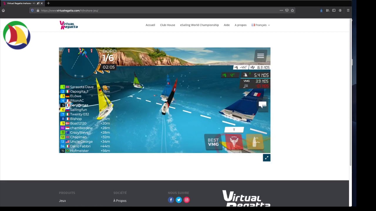 Virtual Regatta Inshore : Tips & Tricks - YouTube
