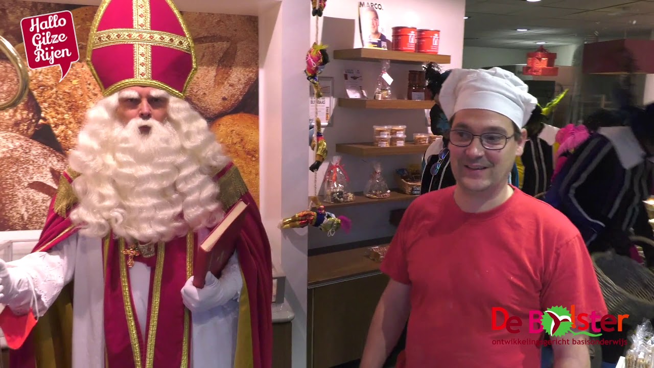 Sinterklaas en zijn Pieten op bezoek bij KBS De Bolster in Gilze - YouTube