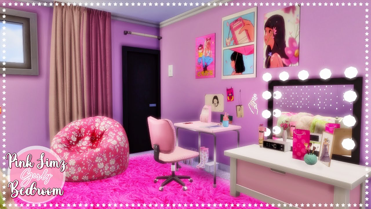 PINK GIRL'S ROOM DOWNLOAD | Furniture and Clutter CC Included | THE ...