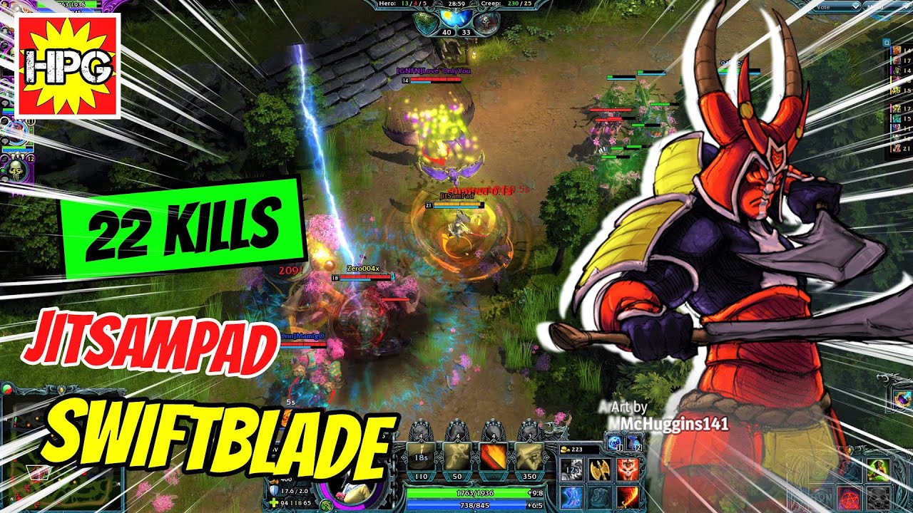 HON SWIFTBLADE GAMEPLAY | JitSamPad | Diamond - NM - YouTube