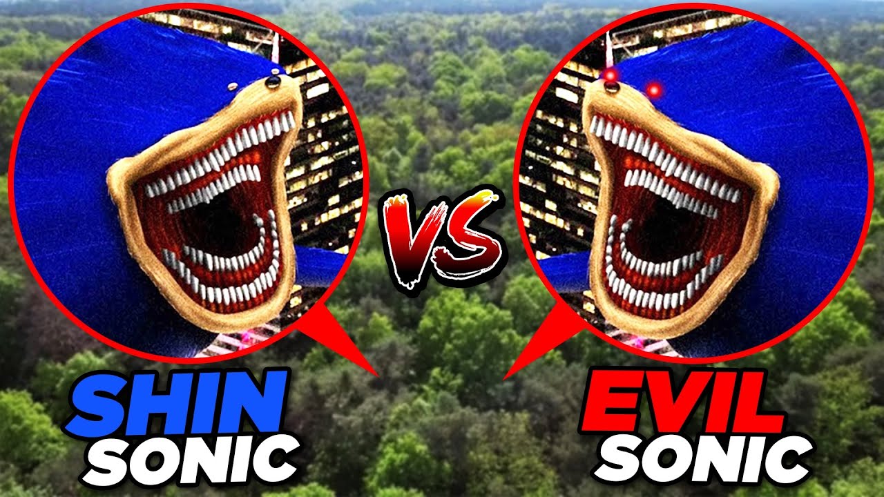 Drone Catches EVIL SHIN SONIC vs SHIN SONIC IN REAL LIFE!! (THE SONIC ...