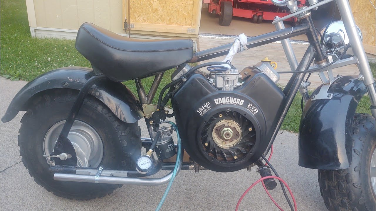 18 HP V-Twin Big Block Mini Bike Part 2 - YouTube
