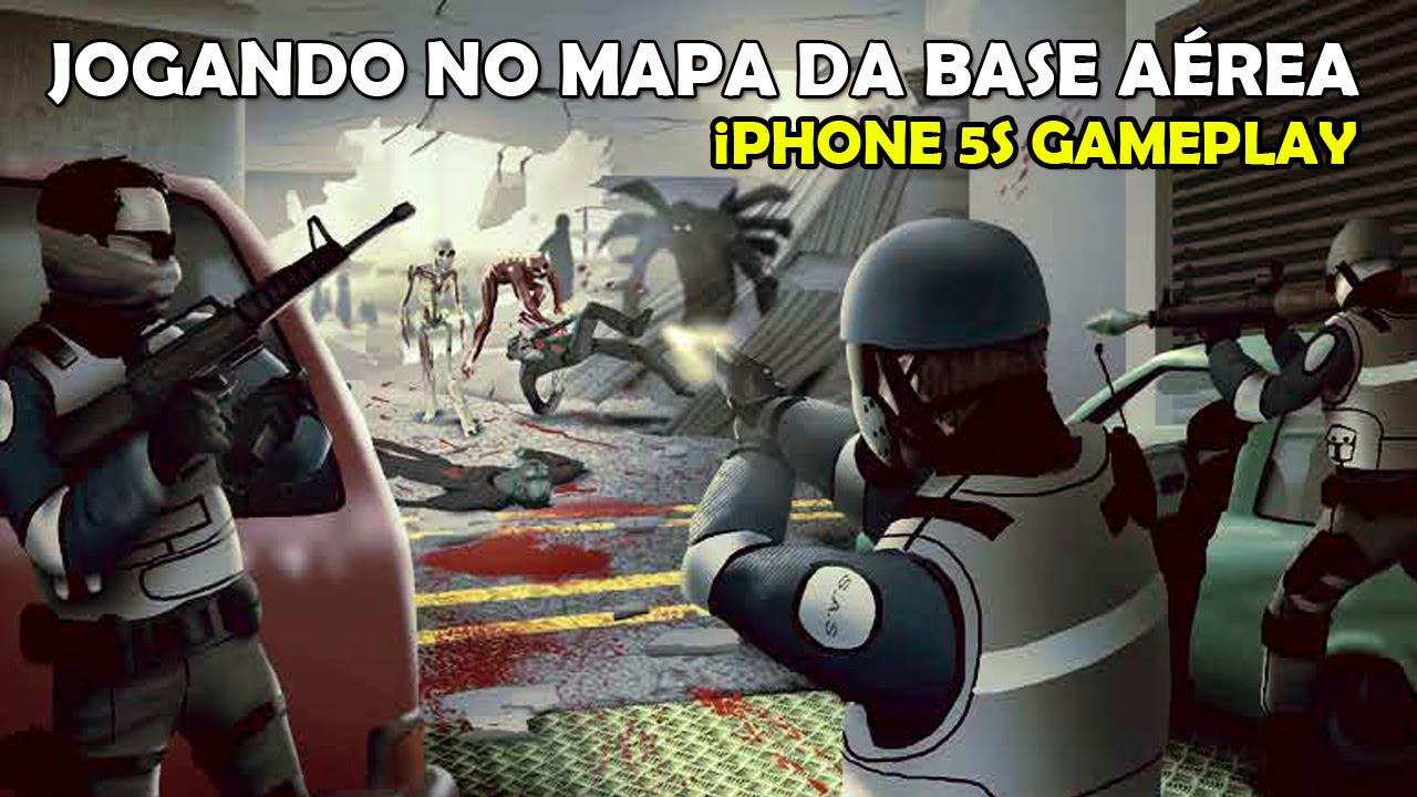 SAS Zombie Assault 3 - MATANDO ZUMBIS na BASE AÉREA - YouTube