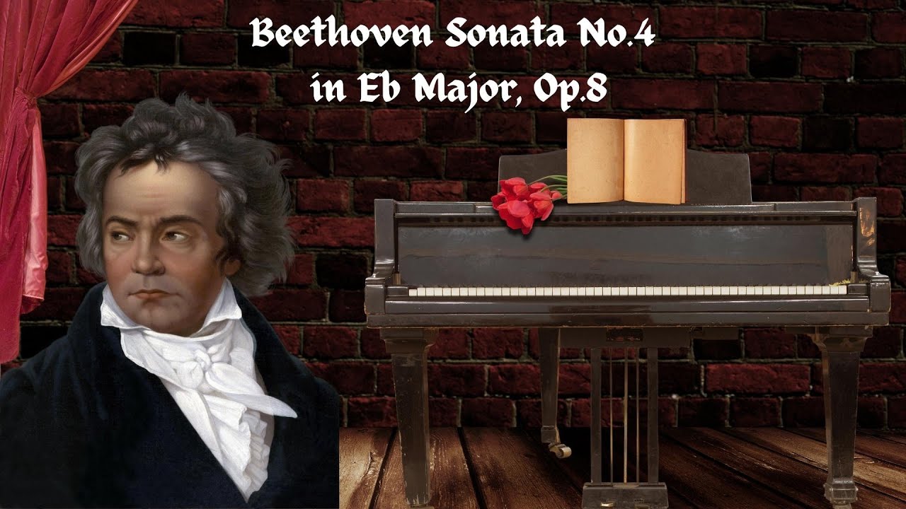 Beethoven Sonata No 4 in Eb Major, Op 8 - YouTube