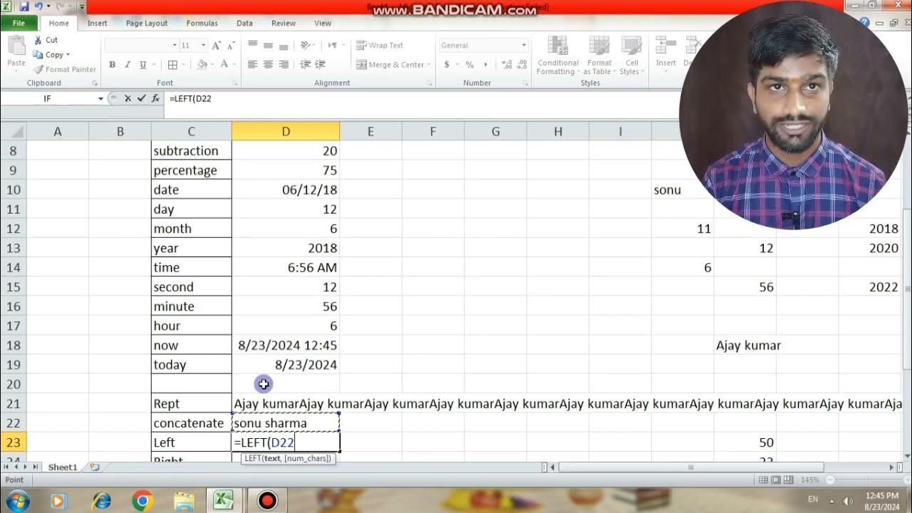 multi formulas in ms excel - YouTube