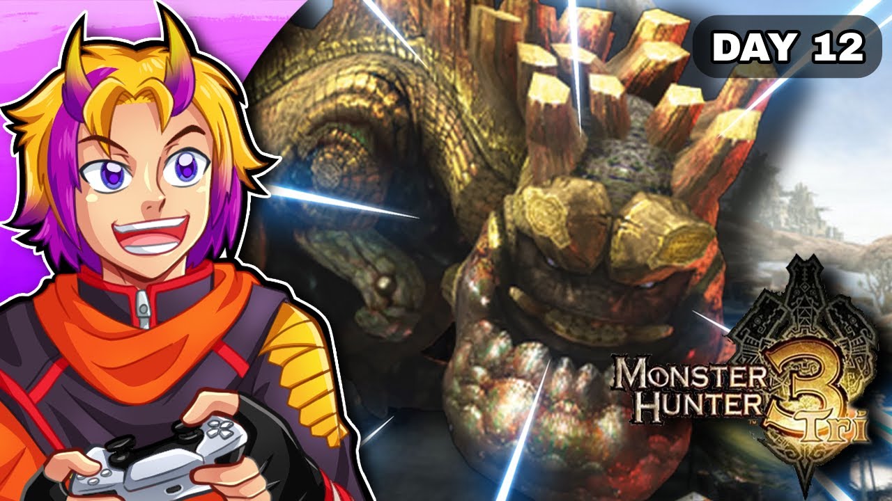PAIN! HR23+ | MH Tri | First Playthrough | DAY 12 - YouTube