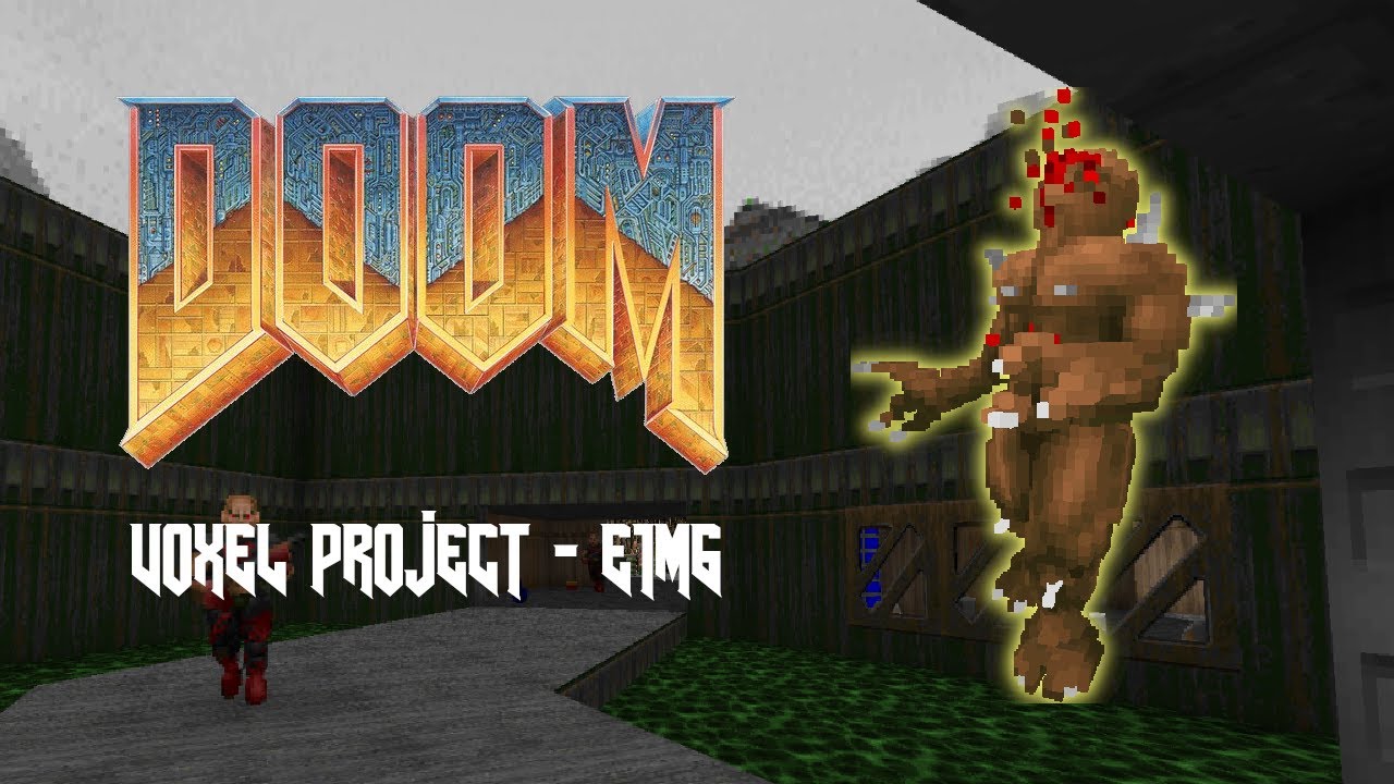 Doom Voxel Preview - E1M6 - Central Processing - YouTube