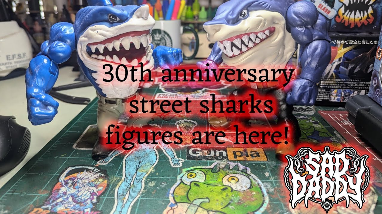 30th anniversary street sharks figure re-release and review! - YouTube