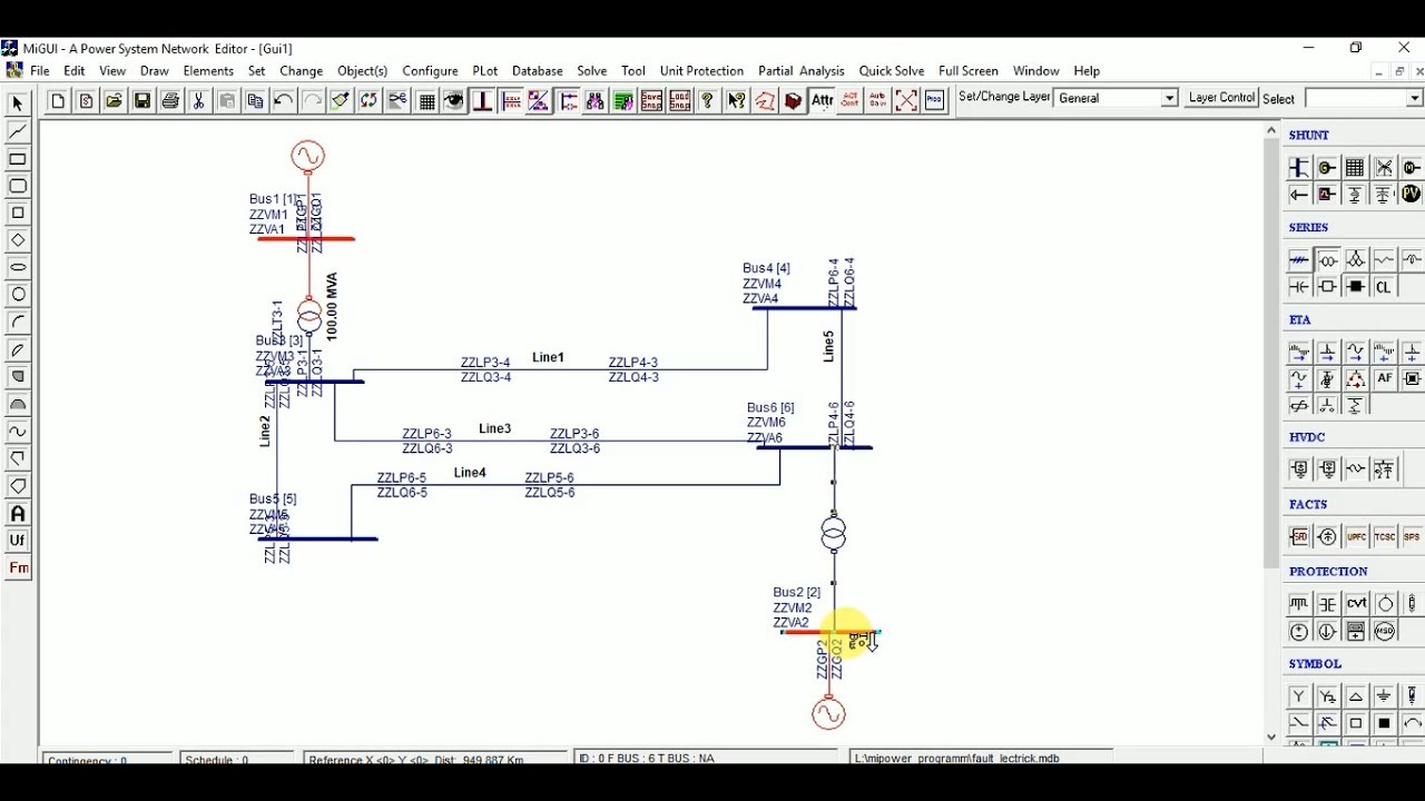 Fault Analysis In A Power System Using MiPower Software Simulation fault-analysis-in-a-power-system-using-mipower-software-simulation