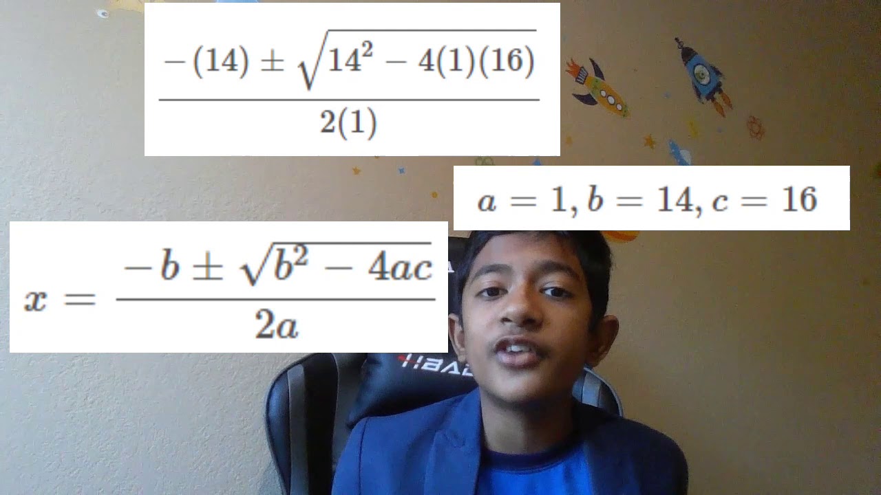 Advanced Quadratics - Solve By Quadratic Formula - YouTube