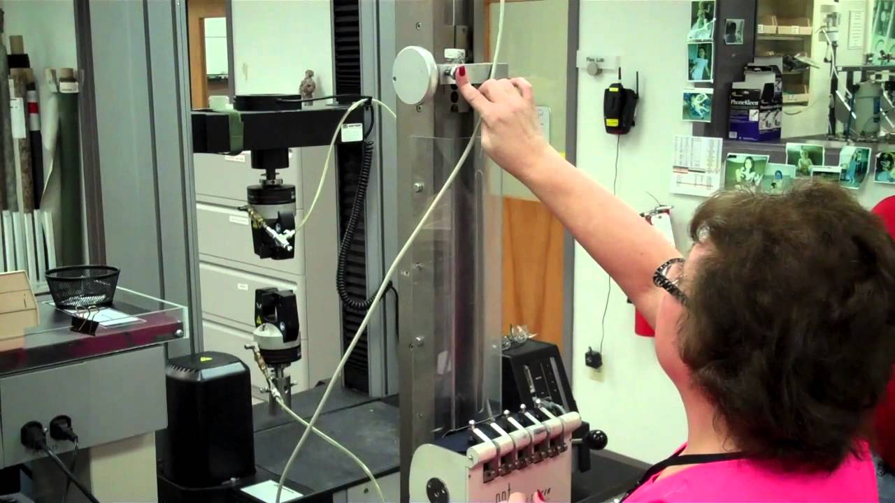 Drop Weight Tester uses Laser Sensor - YouTube