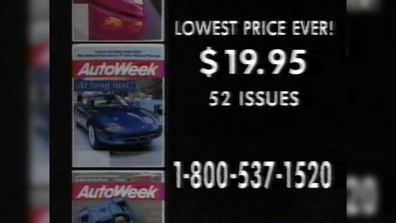 90's Commercials - Speedvision December 1996 Part 2 - YouTube