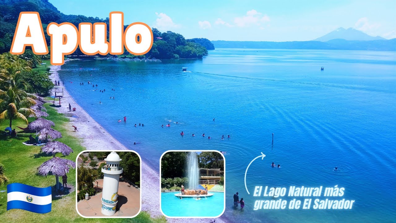 Turicentro de APULO en el lago natural más GRANDE de #elsalvador ♥ Lago ...