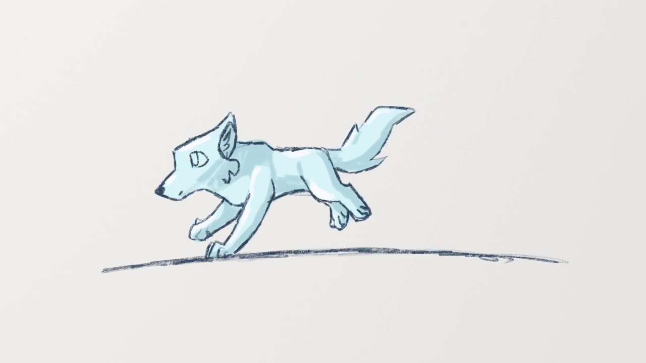 Wolf Run Cycle Animation Youtube