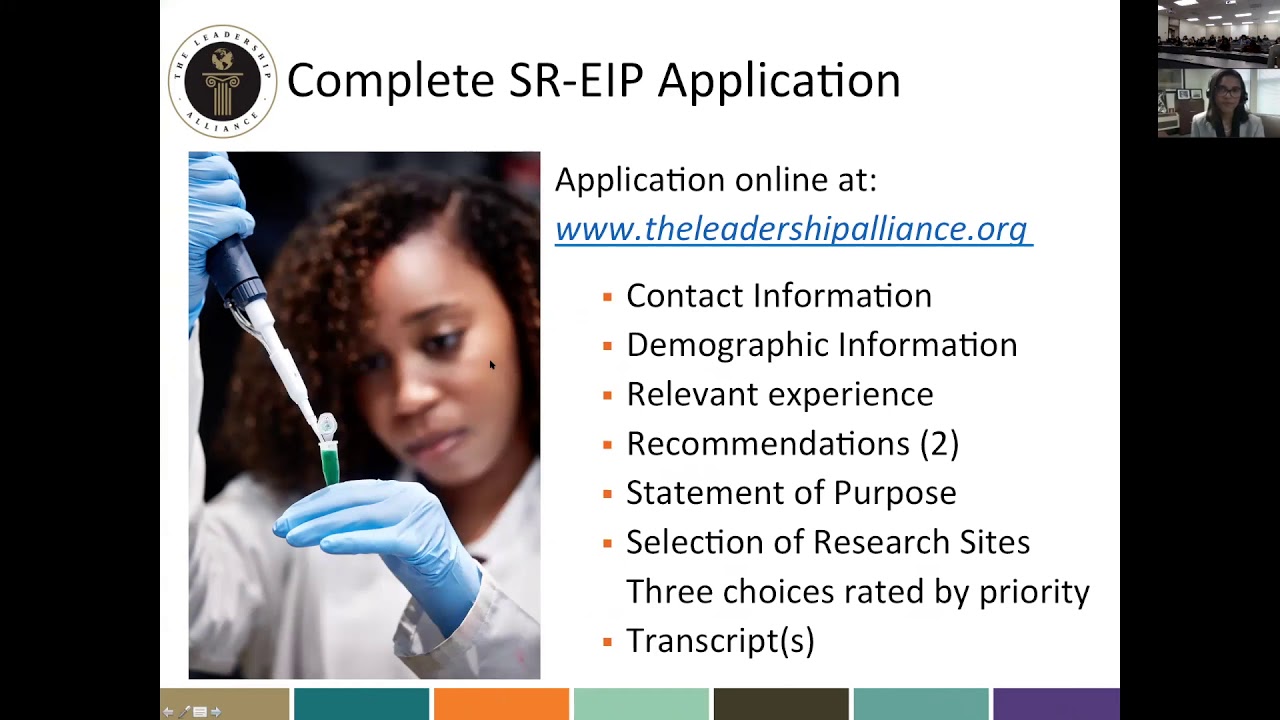 Leadership Alliance SR-EIP Application Workshop by Medeva Ghee - YouTube