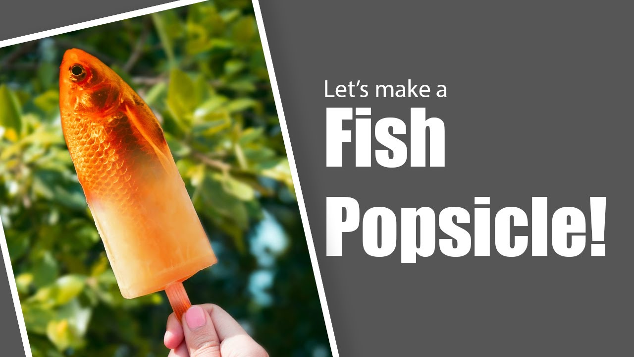 Fish Popsicle in Photoshop - YouTube