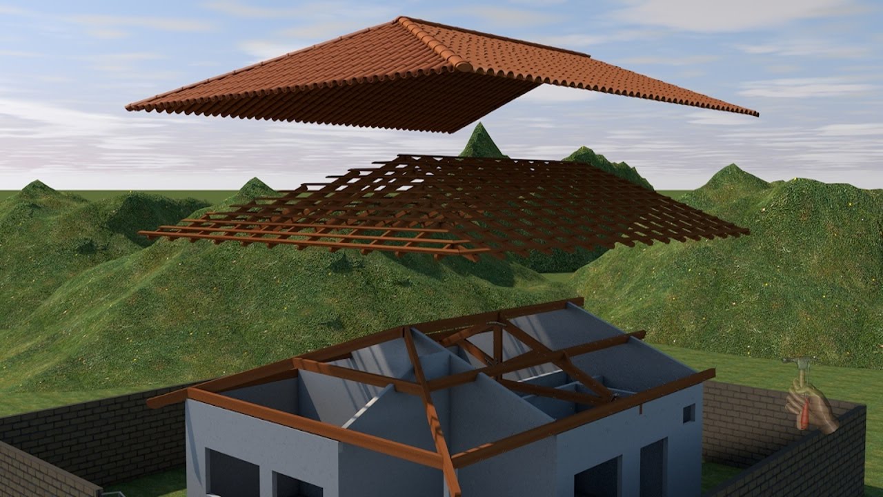 Como fazer telhado - YouTube